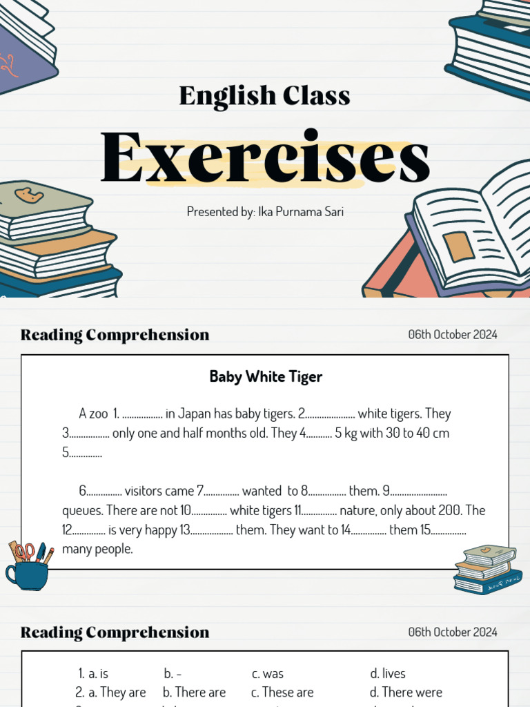 Reading Comprehension Exercises | PDF