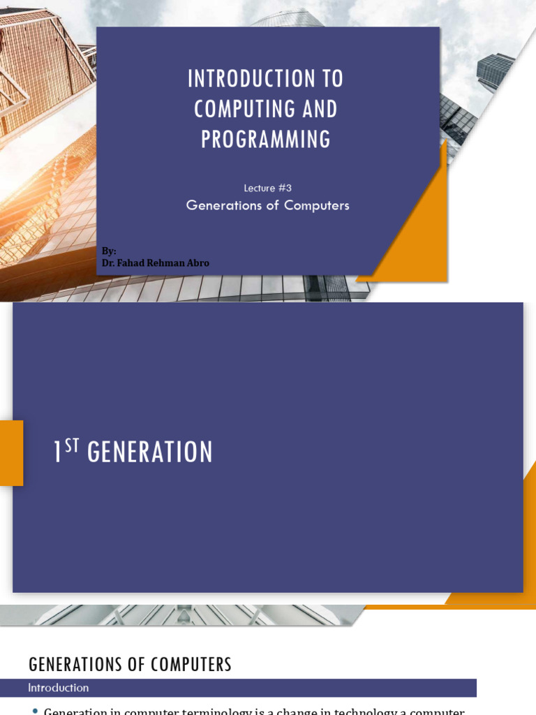Generations of Computers Explained | PDF | Integrated Circuit | Very ...