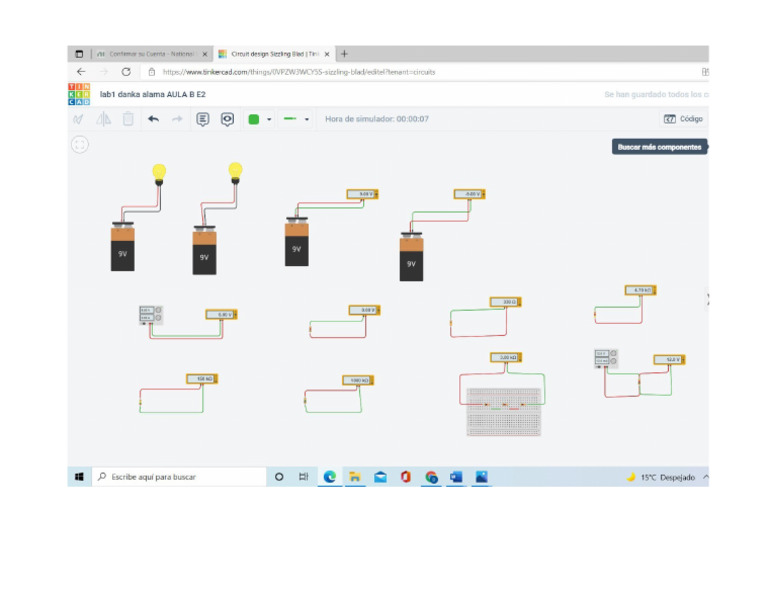 ACTIVIDAD ELECRICIDAD tinkercad | PDF
