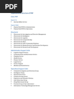 PNP Organizational Structure 2024 | PDF | Police | Securities
