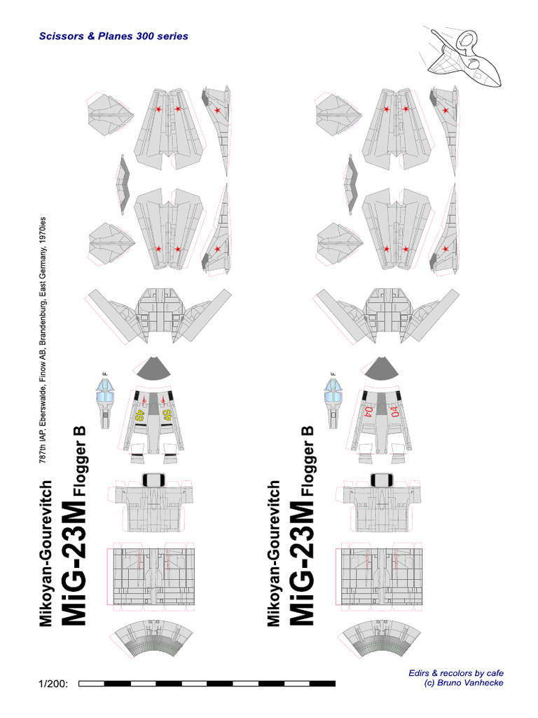 S&P MiG 23M 1 200 Mod1 Su Grey Part1 | PDF