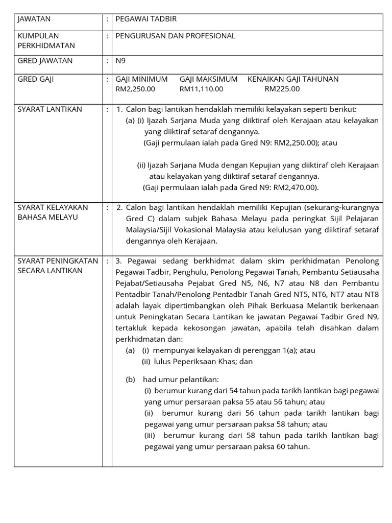 Suk-Mystep 2025 1 Pegawai Tadbir | PDF