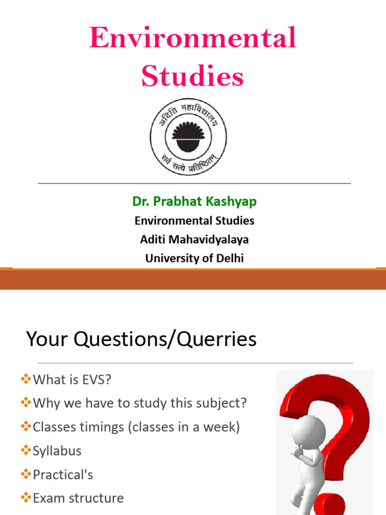 Overview of Environmental Studies Course | PDF