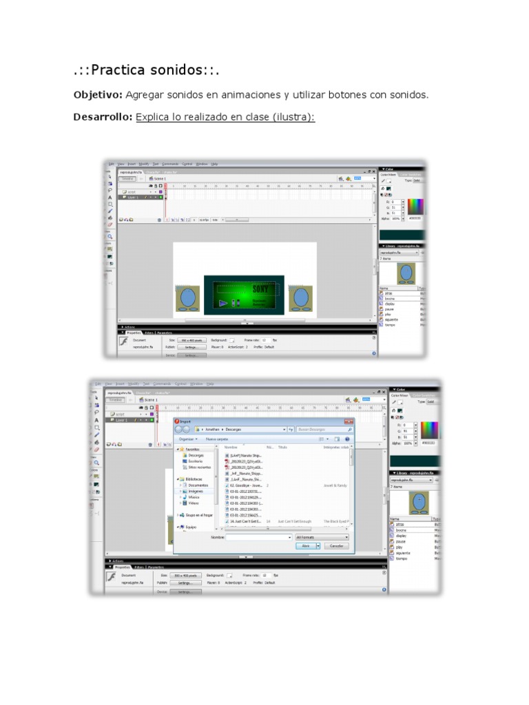Practica Sonidos | PDF | Informática