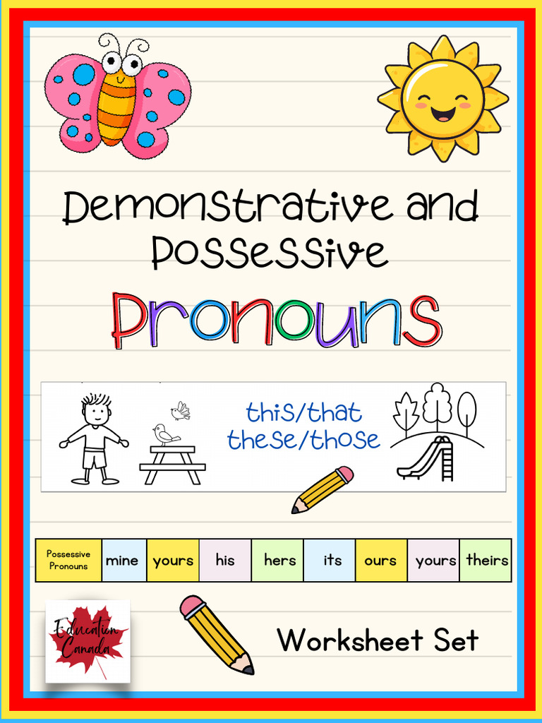 Demonstrative and Possessive: Pronouns | PDF | Linguistic Typology ...