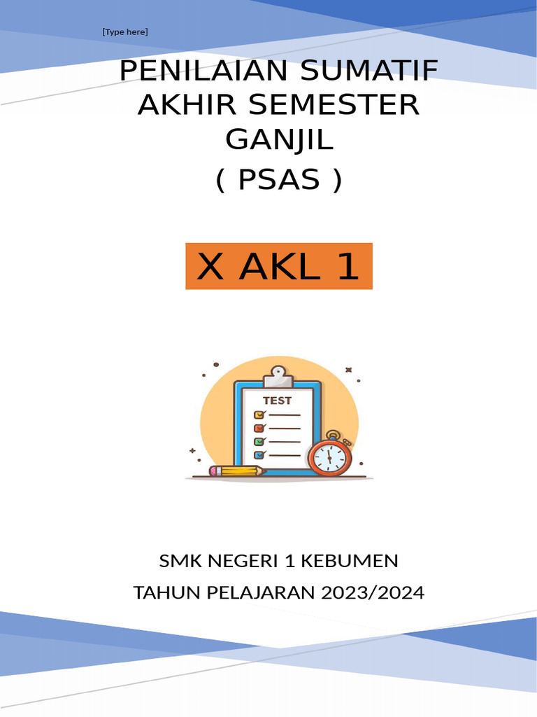 Cover Psat Kls X Tahun 2024-2025 | PDF