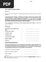 Admission Affidavit Sample | PDF | Affidavit | Government