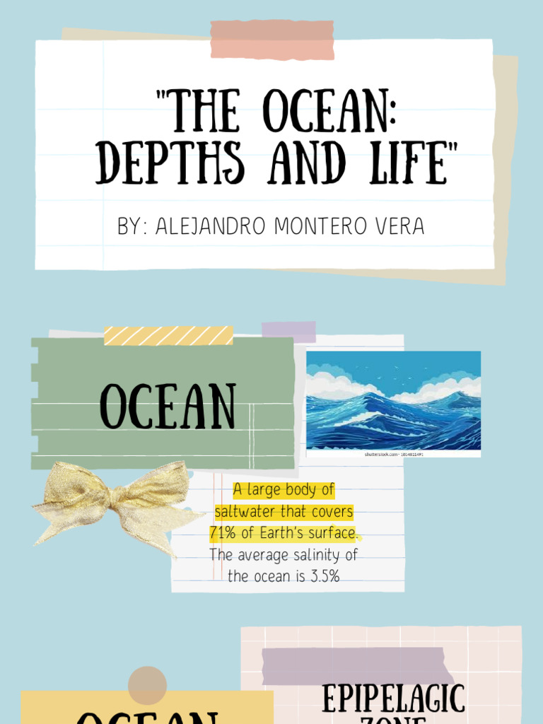 The Ocean Depths and Life | PDF