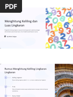 Flowchart Luas Dan Keliling Lingkaran Dengan Masukkan Berupa Jari-Jari ...