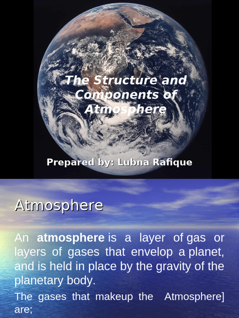Lec 6 Structure and Components of Atmosphere | PDF
