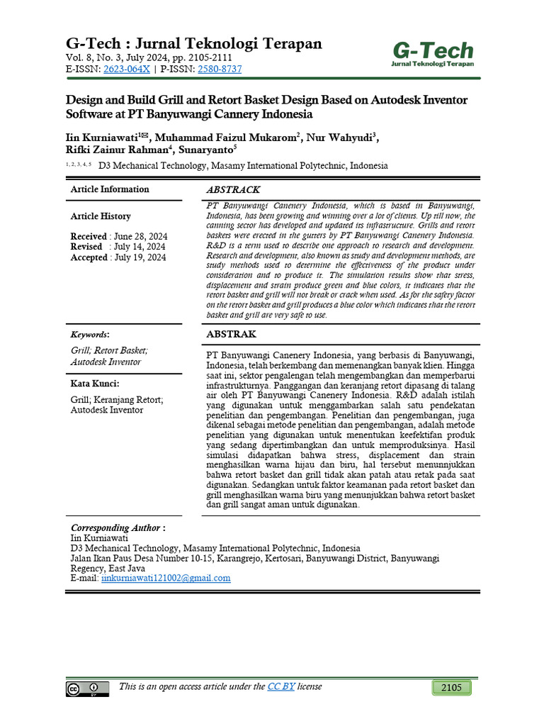 Retort Basket Design Using Autodesk | PDF | Strength Of Materials ...