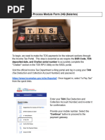 e-TDS Error Codes and Resolutions Guide | PDF | Taxes | Computing