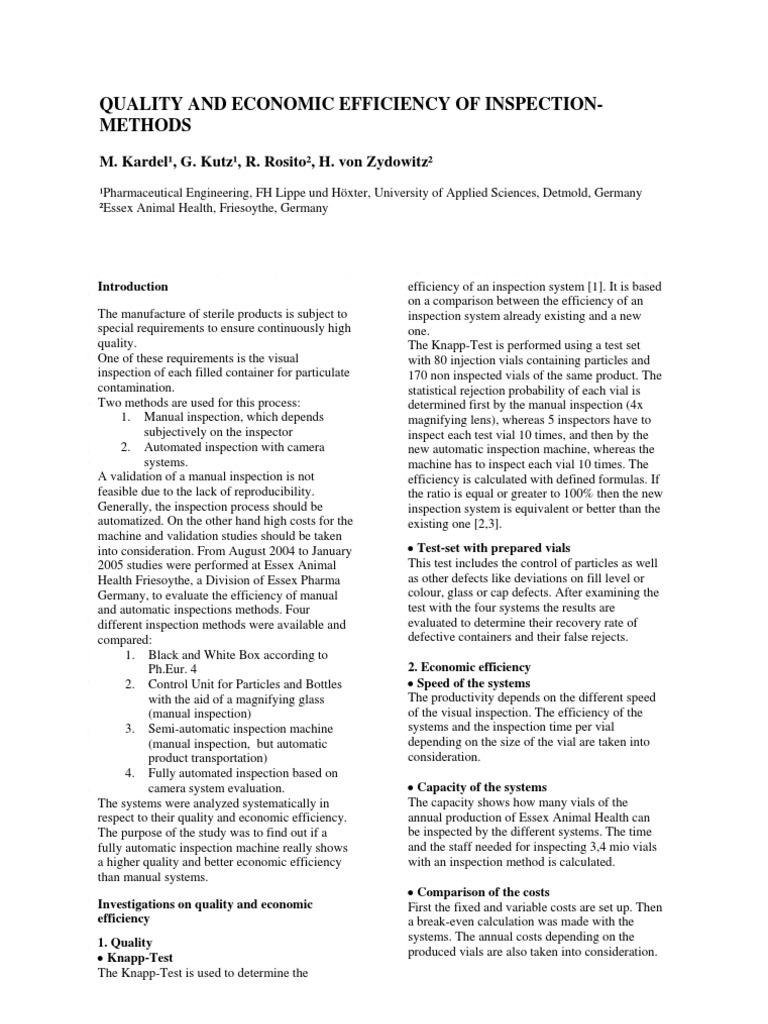 Knapp Test | Science