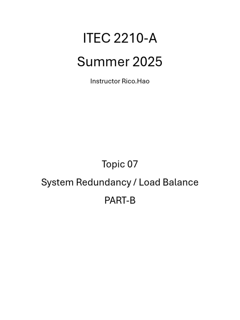 Topic07 InClass Materilas PARTB | PDF | Virtual Machine | V Mware