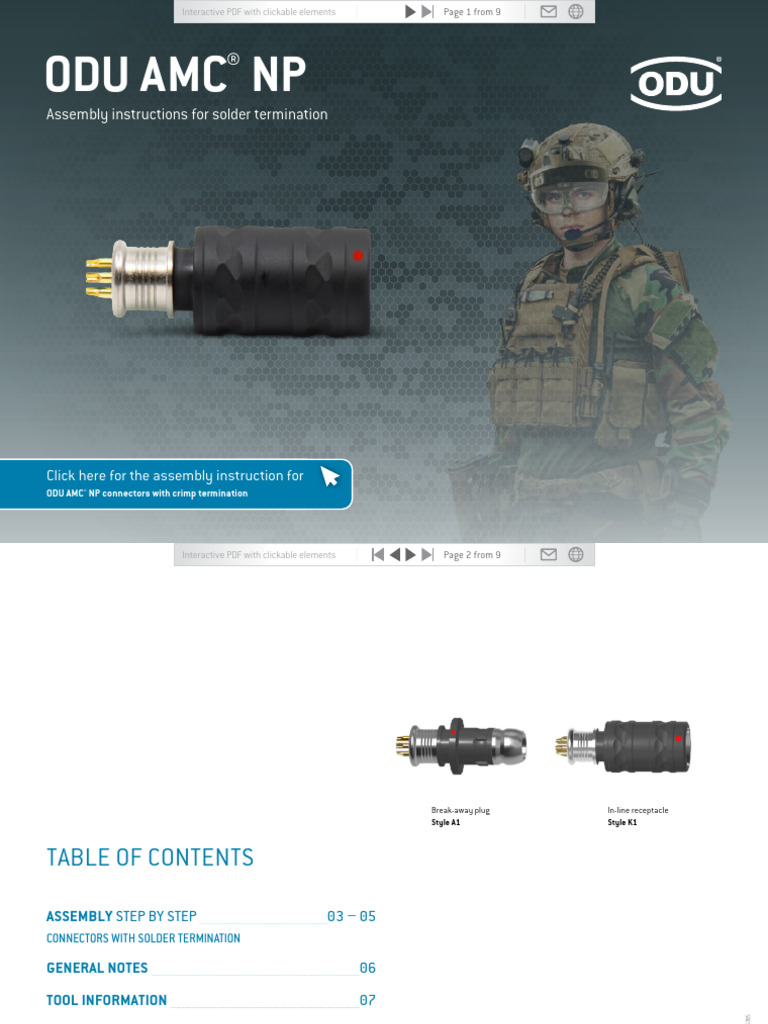 Odu Amc NP Assembly Solder en | PDF | Electrical Connector ...