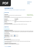 Disperbyk-163 - Dispers SB Pu | PDF | Colloid | Implied Warranty