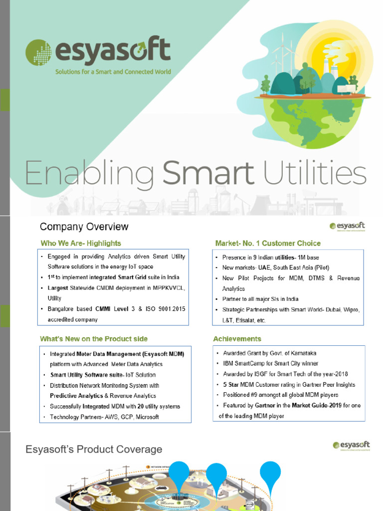 Esyasoft - Smart Utilities | PDF | Smart Grid | Computing