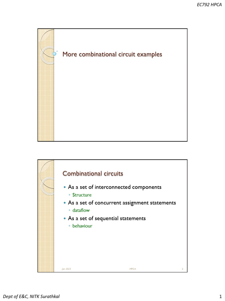 L4 Verilog Combinational design | PDF | Software Engineering | Electrical Engineering