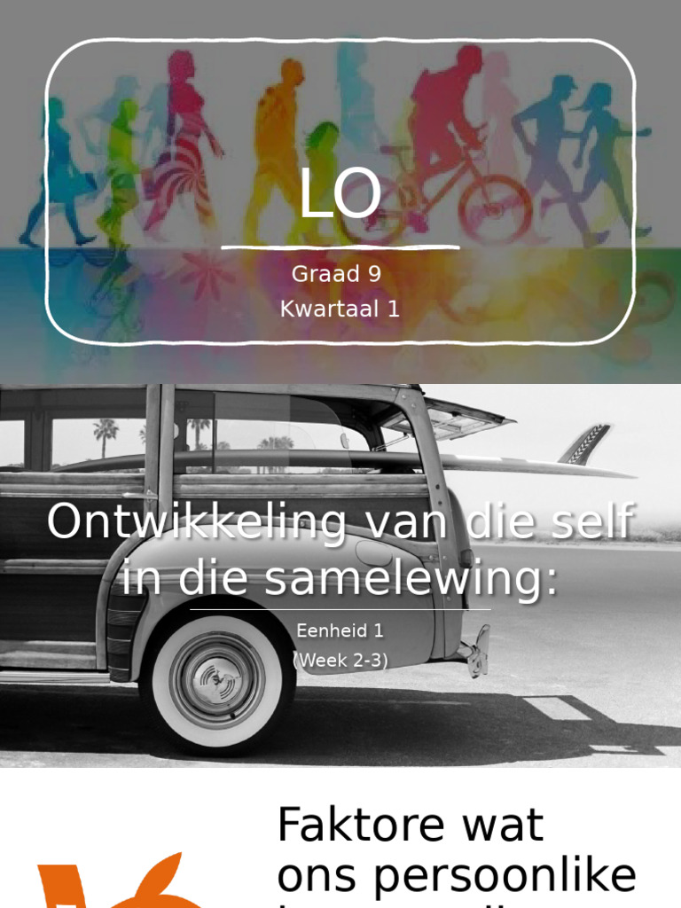 Gr9 - LO - Self Ontwikkeling - Week 2 Tot 3 KW 1 | PDF