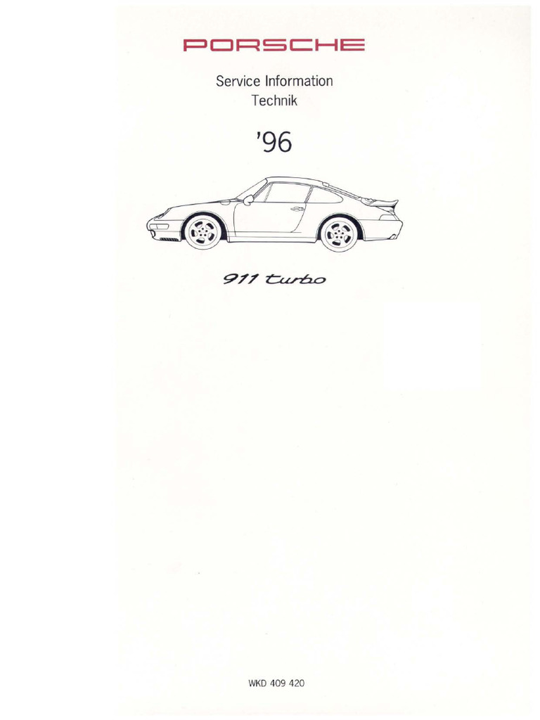 1996 911 Turbo | PDF