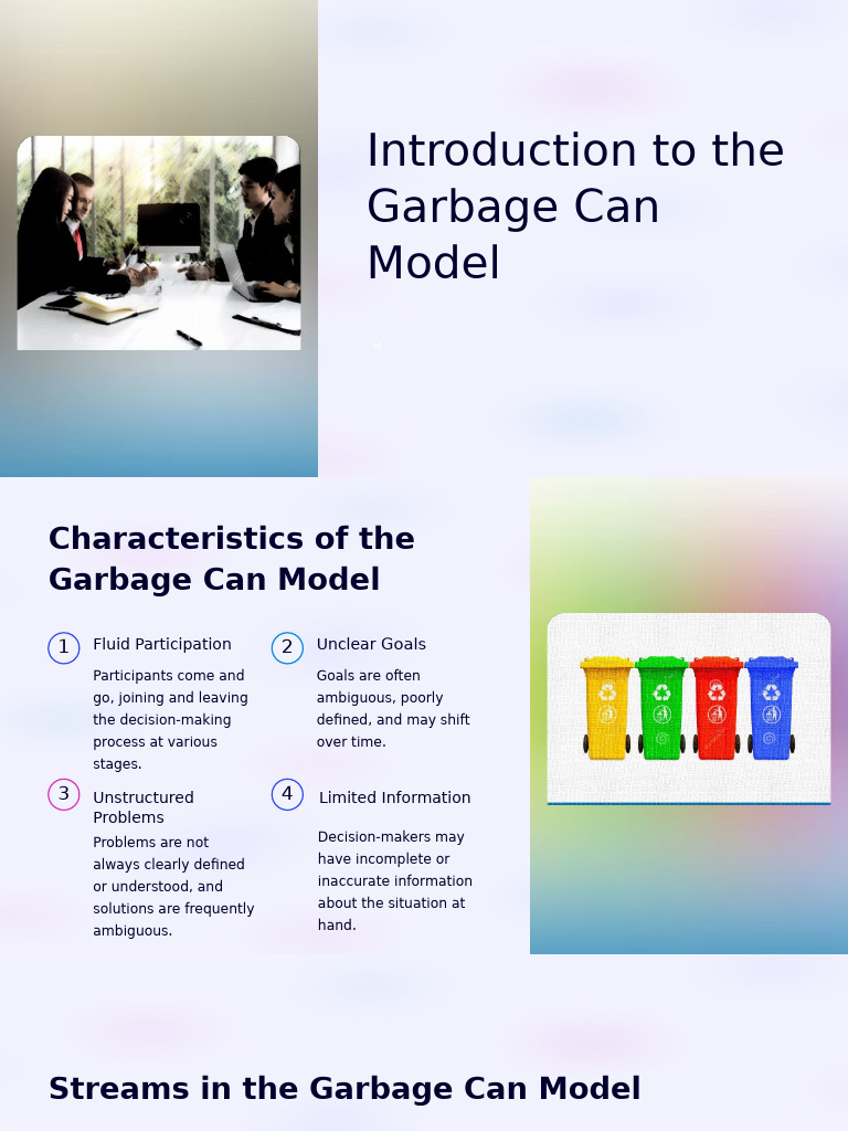 Garbage can Model | PDF | Decision Making | Social Psychology