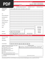 Aadhaar Address Change Form Instructions | PDF