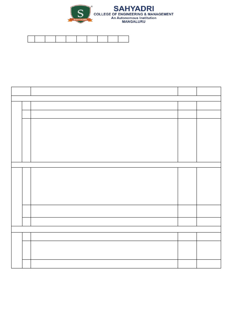AIML IS622T3I Model Question Paper | PDF | Statistical Classification ...