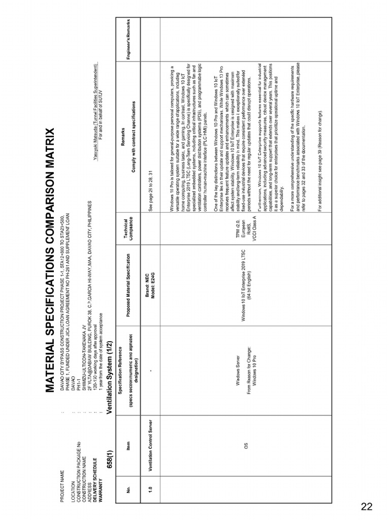 Ventilation Matrix V2 | PDF