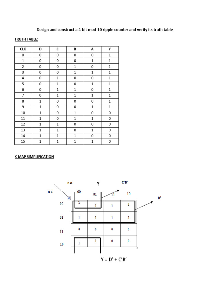 Synchronous and Asynchronous Counters | PDF | Logic | Mathematical Logic