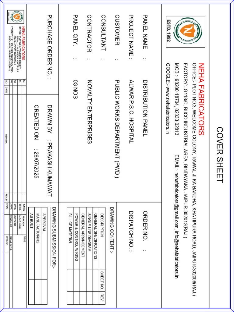 Distribution Panel | PDF | Electrical Wiring | Manufactured Goods