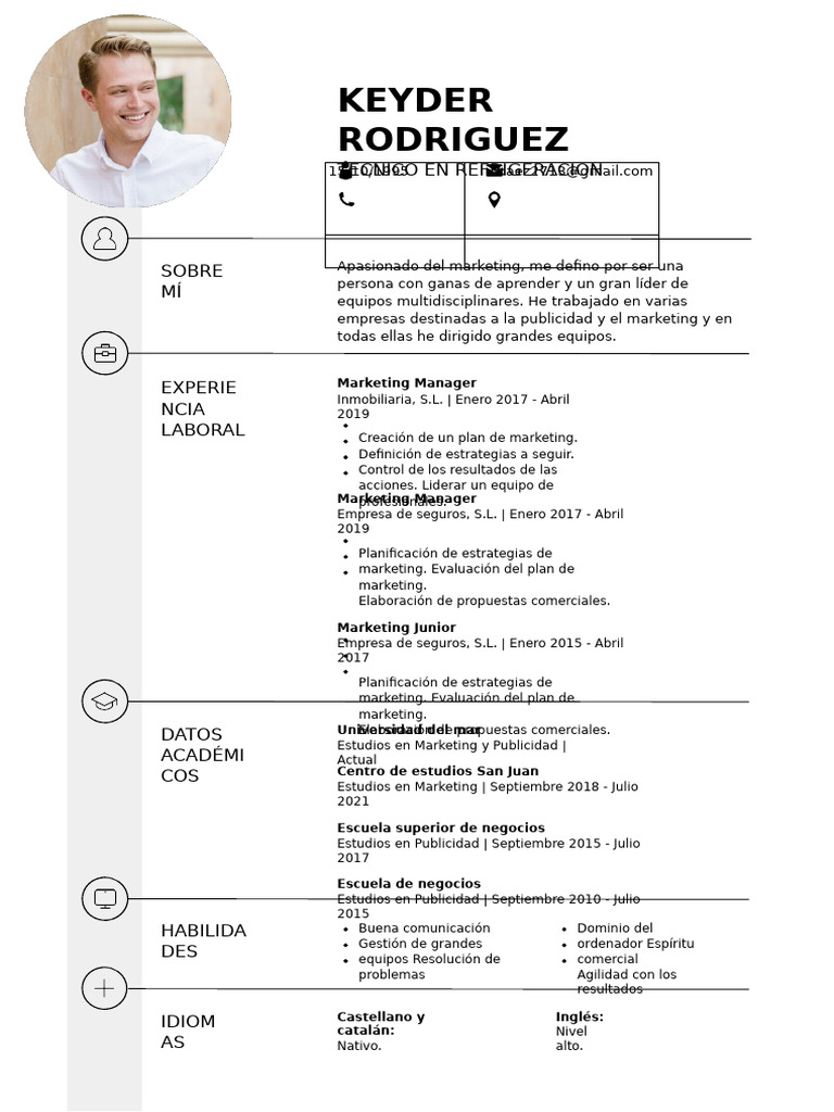 Formato CV 7 | PDF