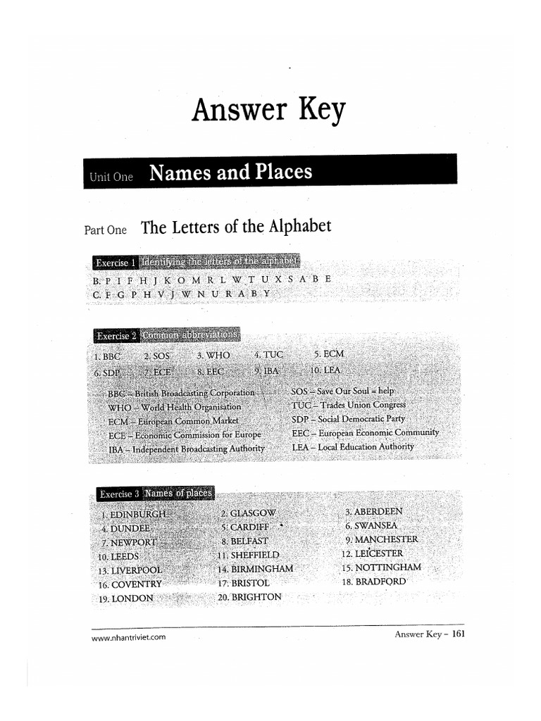 Basic IELTS Listening Keys | PDF