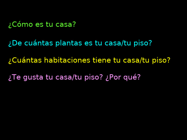 p64 Como Es Tu Casa | PDF