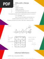 ε-NFA to NFA Conversion | PDF | Theory Of Computation | Models Of Computation