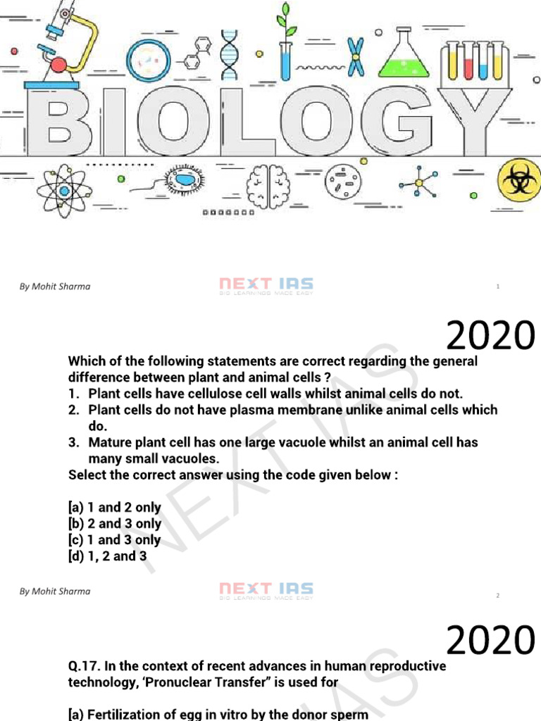 Slides Biology Complete | PDF