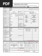 Excel File CSC Personal Data Sheet PDS 2017 1 | PDF | Justice | Crime ...