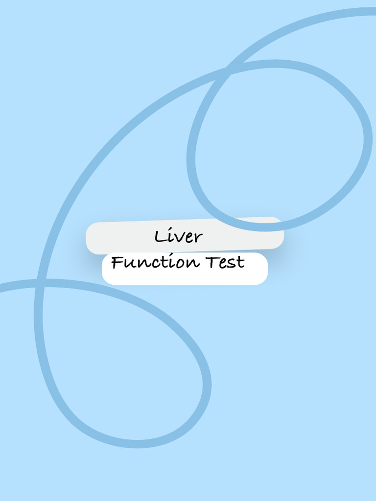 Liver Function Test | PDF