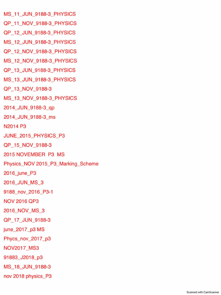 PAPER 3 PHYSICS 2011-2020-OgqHp | PDF