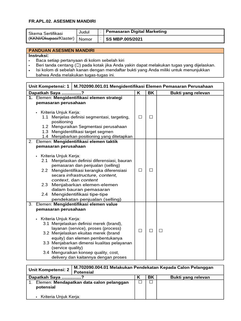FR - Apl.02 Digital Marketing | PDF