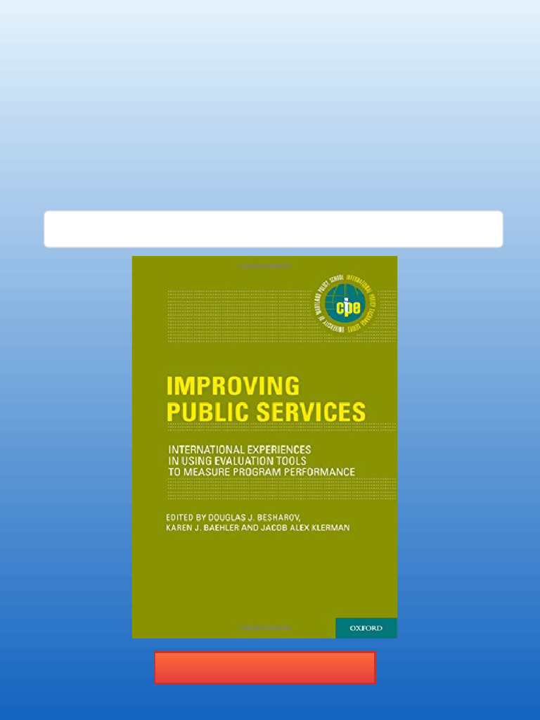 Improving public services: international experiences in using ...