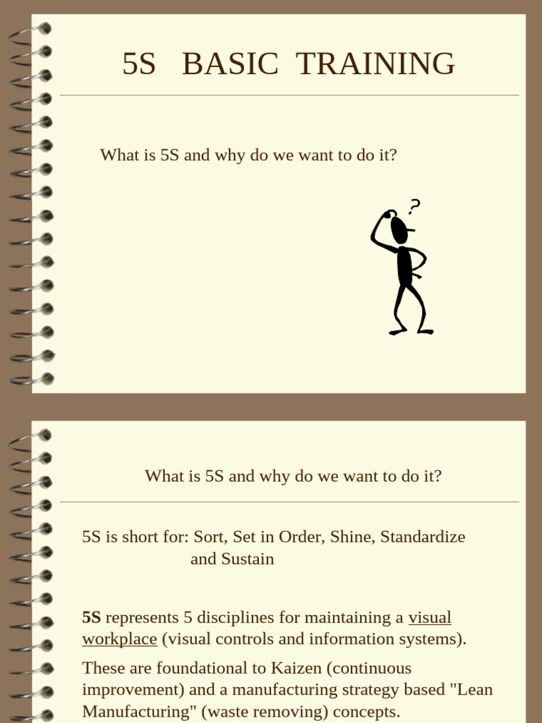 5s Training 1 | PDF