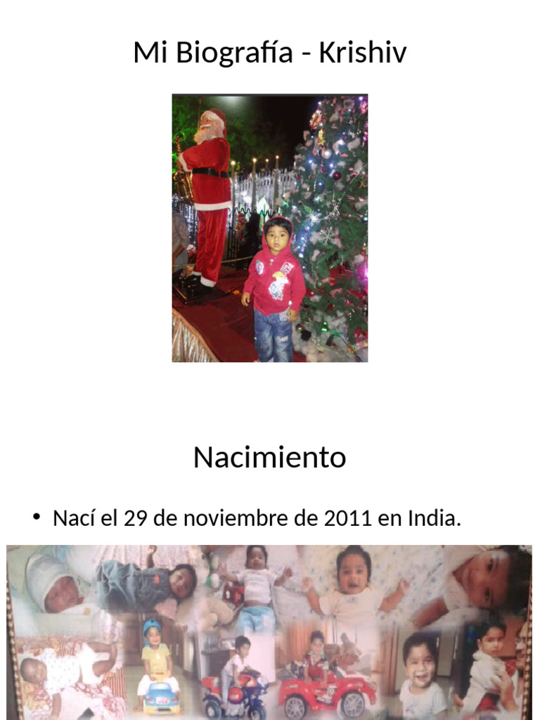 Krishiv Biografía Presentación Final | PDF