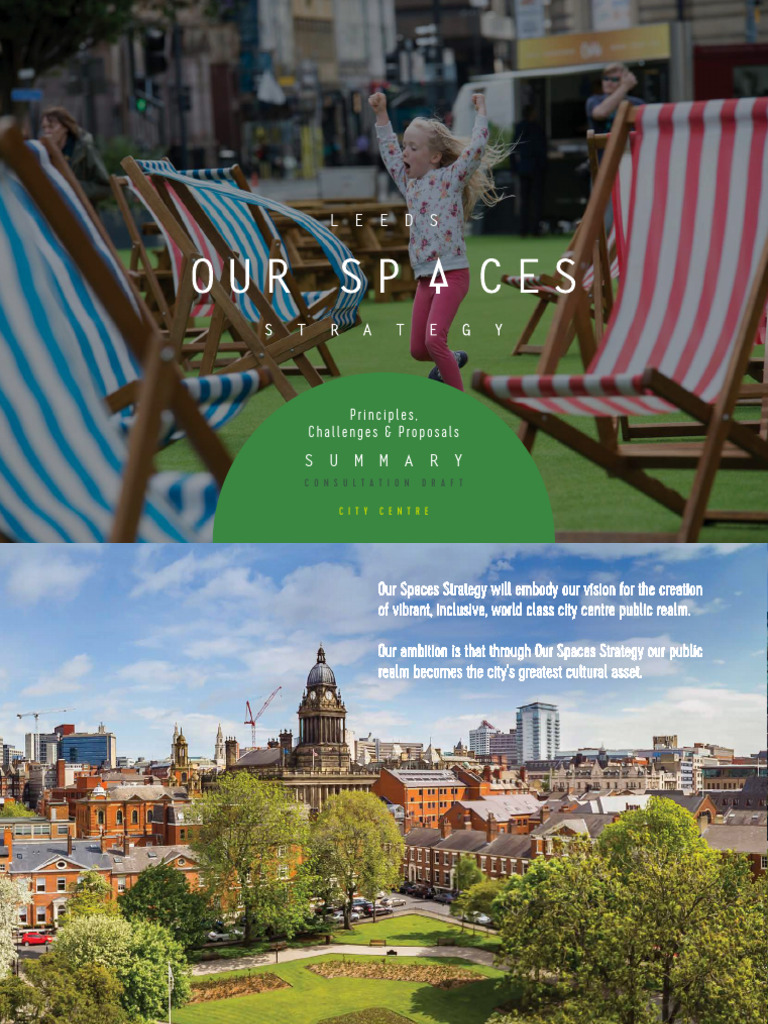 Leeds Our Spaces Strategy Overview | PDF | Leeds | Cycling Infrastructure