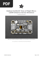BNO055 Orientation Sensor Guide | PDF | Arduino | Computer Science