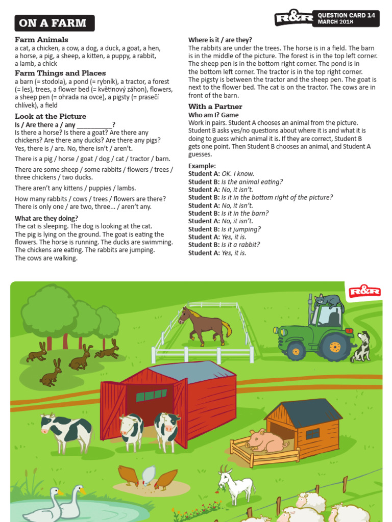 Farm Animals and Activities Guide | PDF | Sheep | Livestock