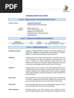 Material Safety Datasheet JIK | PDF | Chlorine | Chemical Substances