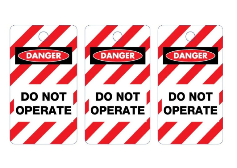 Do Not Operate Signage | PDF