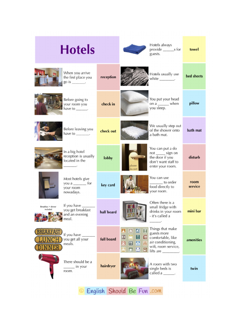Hotel Lesson | PDF