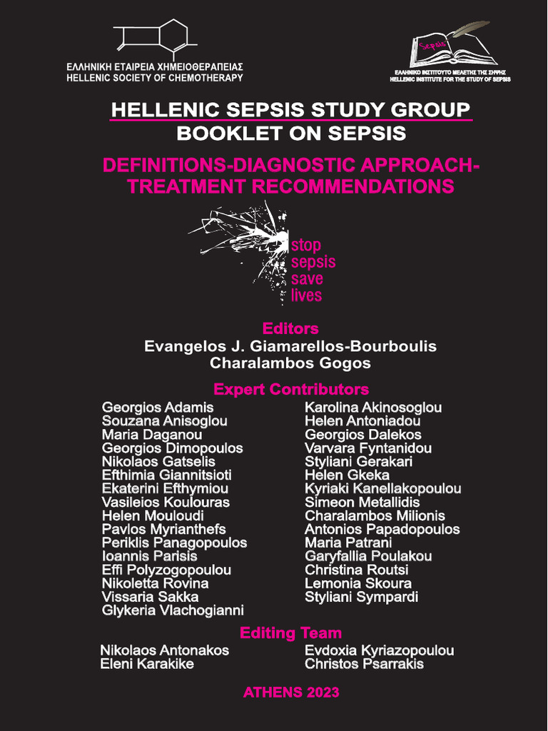 Hellenic Sepsis Study Group 2023 Guide | PDF | Beta Lactamase | Sepsis