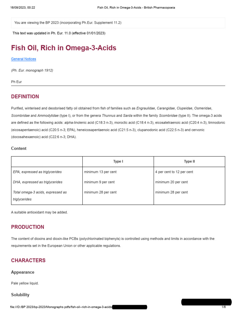 Omega-3 Fatty Acids in Fish Oil | PDF | Fish Oil | Omega 3 Fatty Acid